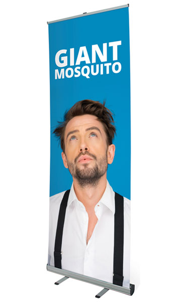 Roll Up Giant Mosquito | Prezentační systémy, reklamní stojany, dělící ...