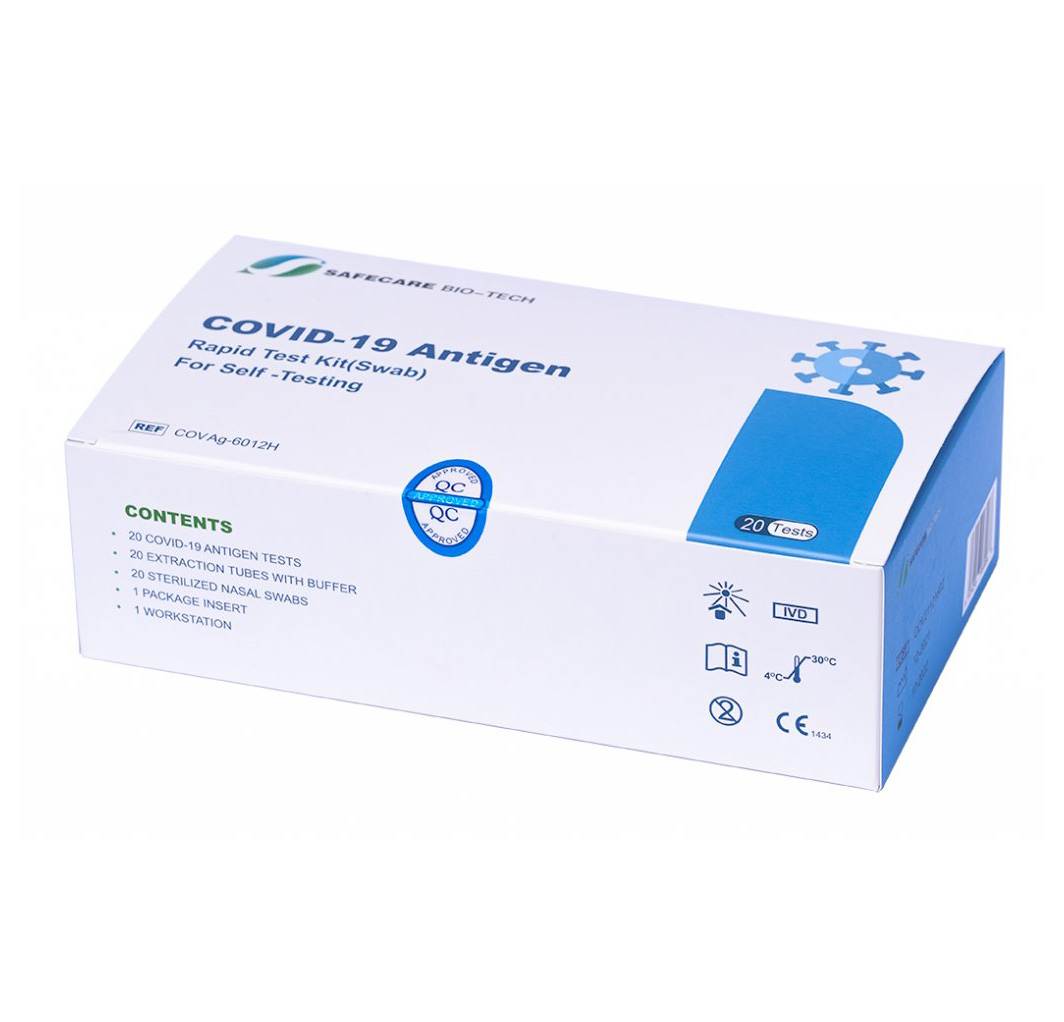 Safecare Biotech Hangzhou COVID-19 Antigen Rapid Test Kit Swab 100 ks ...