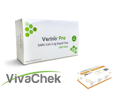 VivaChek Biotech Verino Vivadiag Pro SARS-CoV-2 Ag Rapid Test Kit 600 ...